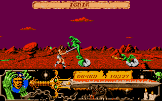 Screenshot of Deathbringer (Amiga, 1991) - MobyGames