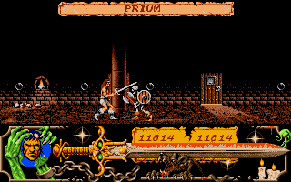 Screenshot of Deathbringer (Amiga, 1991) - MobyGames