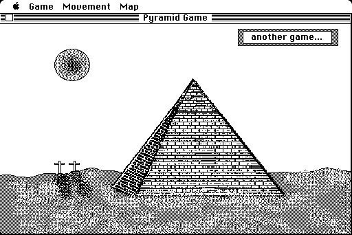 Screenshot of Pyramid of Peril (Macintosh, 1985) - MobyGames