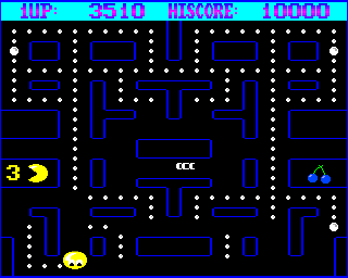 Screenshot of Pacman (Amiga, 1989) - MobyGames