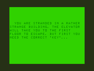 Screenshot of Escape (TRS-80 CoCo, 1982) - MobyGames