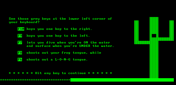 Screenshot of Bugfeast (DOS, 1983) - MobyGames