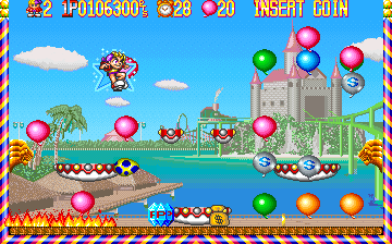 Screenshot of Pang Pom's (Arcade, 1992) - MobyGames