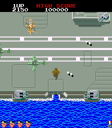 Screenshot of Land Sea Air Squad (Arcade, 1986) - MobyGames