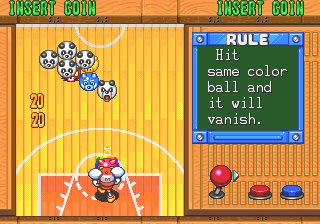 Screenshot of Mouse Shooter GoGo (Arcade, 1995) - MobyGames