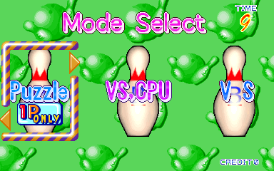 Screenshot of Puzzle De Bowling (Arcade, 1999) - MobyGames