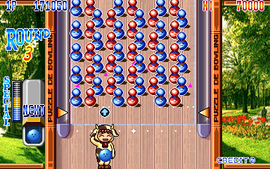 Screenshot of Puzzle De Bowling (Arcade, 1999) - MobyGames