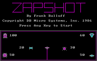 Zapshot (1986) - MobyGames