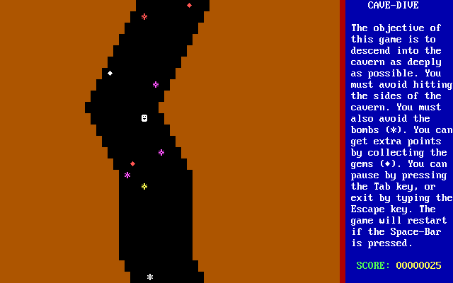 Screenshot of ShowText (included games) (DOS, 1994) - MobyGames
