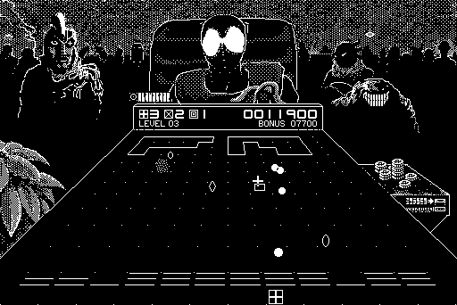 Screenshot of Grid Wars (Macintosh, 1985) - MobyGames