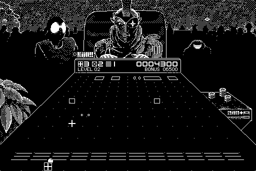Screenshot of Grid Wars (Macintosh, 1985) - MobyGames