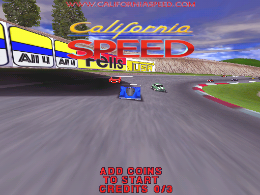 Screenshot of California Speed (Arcade, 1998) - MobyGames