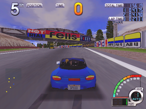 Screenshot of California Speed (Arcade, 1998) - MobyGames