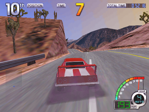 Screenshot of California Speed (Arcade, 1998) - MobyGames