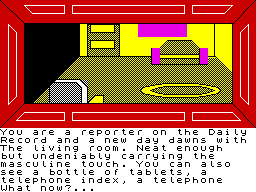 Screenshot of Werewolf Simulator (ZX Spectrum, 1988) - MobyGames