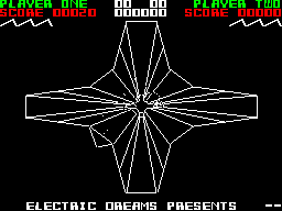 Screenshot of Tempest (ZX Spectrum, 1981) - MobyGames