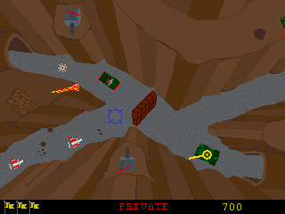Screenshot of Combat (Arcade, 1985) - MobyGames
