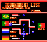 Screenshot of International Superstar Soccer 2000 (Game Boy Color, 2000) - MobyGames