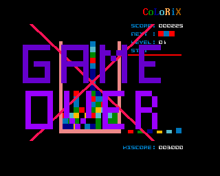 Screenshot of Colorix (Amiga, 2002) - MobyGames