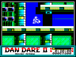Screenshot of Dan Dare II: Mekon's Revenge (ZX Spectrum, 1988) - MobyGames
