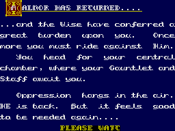 Screenshot of Tower of Despair (ZX Spectrum, 1984) - MobyGames