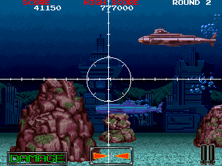 Screenshot of Battle Shark (Arcade, 1989) - MobyGames