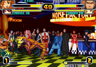 Screenshot of Rage of the Dragons (Arcade, 2002) - MobyGames