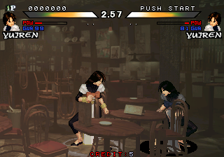 Screenshot of The Fallen Angels (Arcade, 1998) - MobyGames