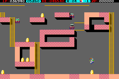 Screenshot of Lode Runner (Arcade, 1983) - MobyGames