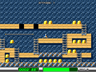 Screenshot of Lode Runner: The Dig Fight (Arcade, 2000) - MobyGames