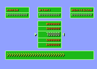 Screenshot of Koło Fortuny (Atari 8-bit, 1993) - MobyGames