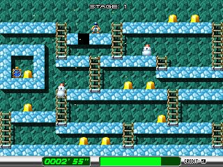 Screenshot of Lode Runner: The Dig Fight (Arcade, 2000) - MobyGames