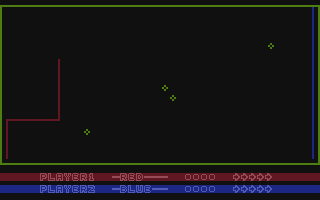 Screenshot of Line Kiler (Atari 8-bit, 2000) - MobyGames