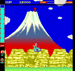 Screenshot of Acrobatic Dog-Fight (Arcade, 1985) - MobyGames
