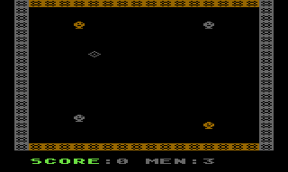 Screenshot of Space Caverns (Atari 8-bit, 1985) - MobyGames