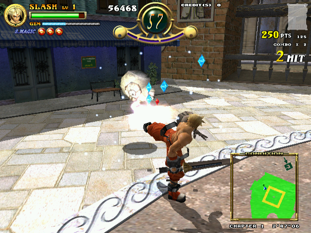 Screenshot of Slashout (Arcade, 2000) - MobyGames