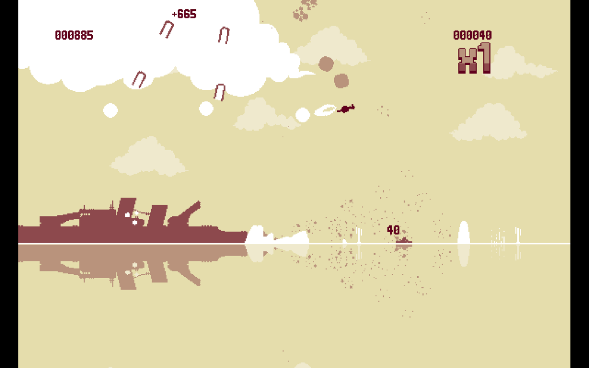 Screenshot of Luftrausers (Windows, 2014) - MobyGames