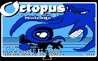 Screenshot of Octopus (Atari 8-bit, 2011) - MobyGames