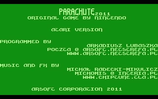 Parachute 2011 (2011) - MobyGames