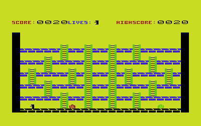 Screenshot of Alien Panic (VIC-20, 1982) - MobyGames