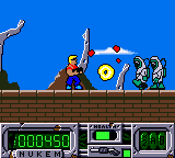 Screenshot of Duke Nukem (Game Boy Color, 1999) - MobyGames