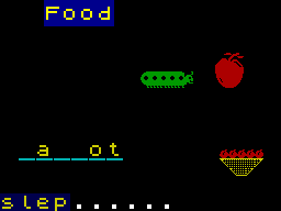 Screenshot of Fun School 2: For 6-8 Year Olds (ZX Spectrum, 1989 ...