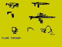 Screenshot of Aliens: The Computer Game (ZX Spectrum, 1986) - MobyGames