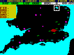 Screenshot of Battle of Britain (ZX Spectrum, 1985) - MobyGames