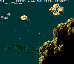 Screenshot of Strato Fighter (Arcade, 1991) - MobyGames