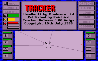 Screenshot of Tracker (Amiga, 1986) - MobyGames