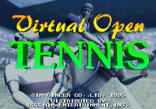 Virtual Open Tennis screenshots - MobyGames