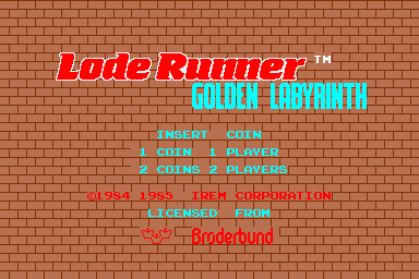 Lode Runner: Golden Labyrinth (1985) - MobyGames
