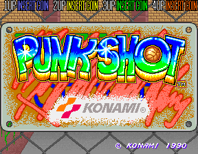 Screenshot of Punk Shot (Arcade, 1990) - MobyGames