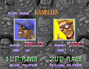 Screenshot of Punk Shot (Arcade, 1990) - MobyGames